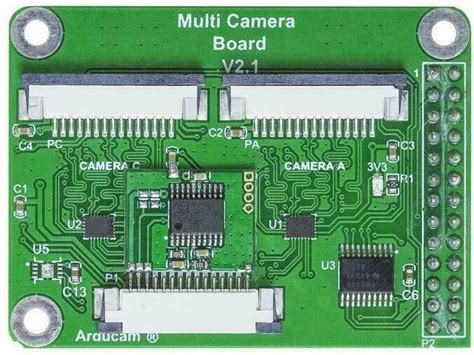 4 3b Pi Arducam Multi Camera Adapter Module V21 For Raspberry Pi