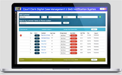 Court Queue Management And Court Display Directories Site Title