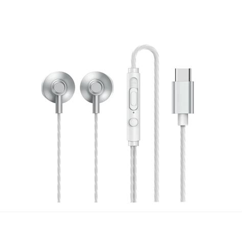 Слушалки с микрофон дълбок бас бели Emag Bg