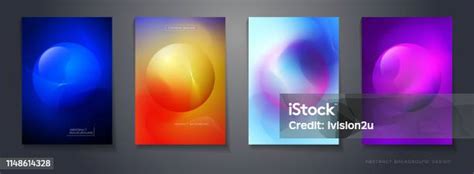 추상적인 배경 구성 다채로운 유체 추상화 배경에 대 한 홀로 그래픽 및 그라데이션 색상 디자인의 벡터 집합입니다 배너 포스터 벽지 전단지 브로셔 용 레이아웃 템플릿 0명에