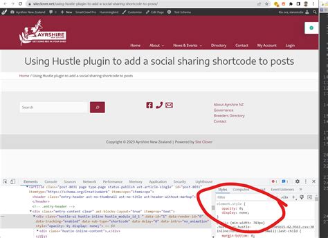 Using Hustle Plugin To Add A Social Sharing Shortcode To Posts Toolset