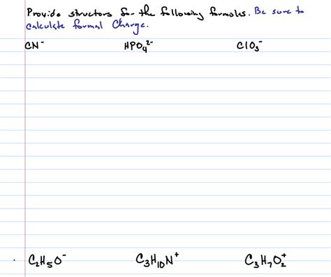Solved Provide Structures For The Following Expanded Octet