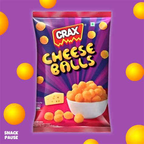 Crax Cheese Balls 20 Rs Big Pack Imported Indian Puff Balls The