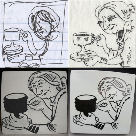 Matthew Causey Beatrice Wood Porcelain Plaque