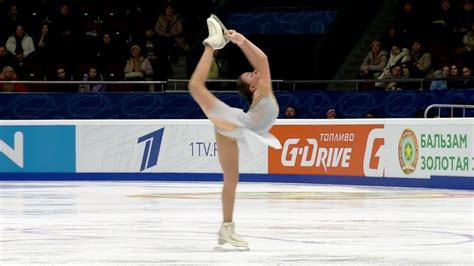 Елизавета Куликова Короткая программа Девушки Финал Гран при России по фигурному катанию 2022