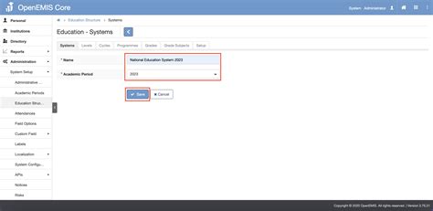 Education Structure Openemis Support