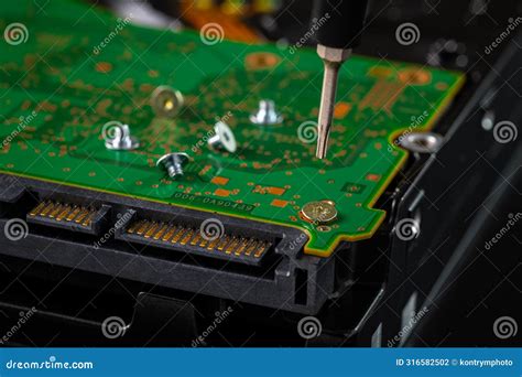 Hard Disk Drive And Printed Circuit Board With SATA Power Connector Magnetic Driver Torx Bit