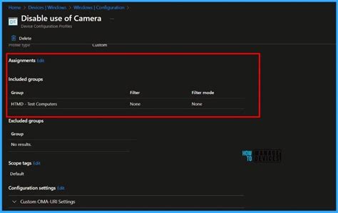 How To Disable Camera With Intune And Graph Api Htmd Community Posted On The Topic Linkedin