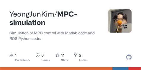 Github Yeongjunkimmpc Simulation Simulation Of Mpc Control With