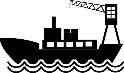 Black And White Ship 24830839 Vector Art At Vecteezy