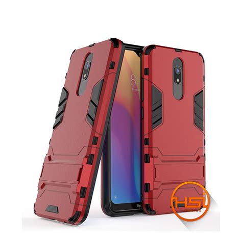 Forro Rugged Hybrid Plástico Silicona Xiaomi Redmi 8 HSI Mobile
