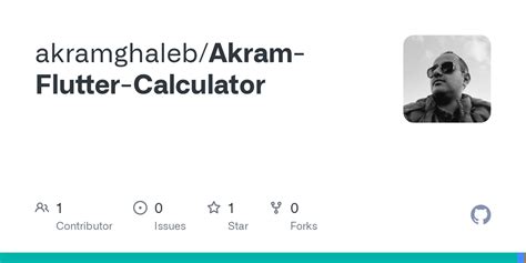 github akramghaleb akram flutter calculator
