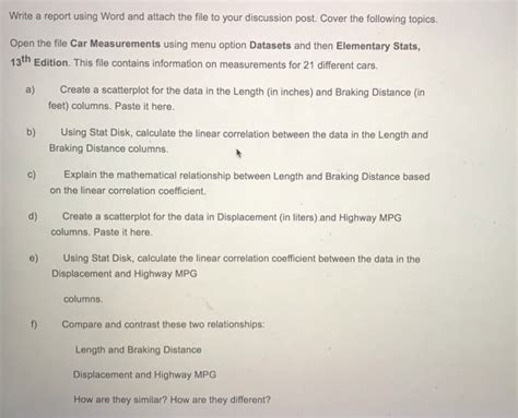 solved write a report using word and attach the file to your