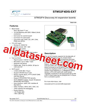Stm F Dis Ext Datasheet Pdf Stmicroelectronics