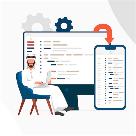 premium vector software test innovation digital global technology website development explore