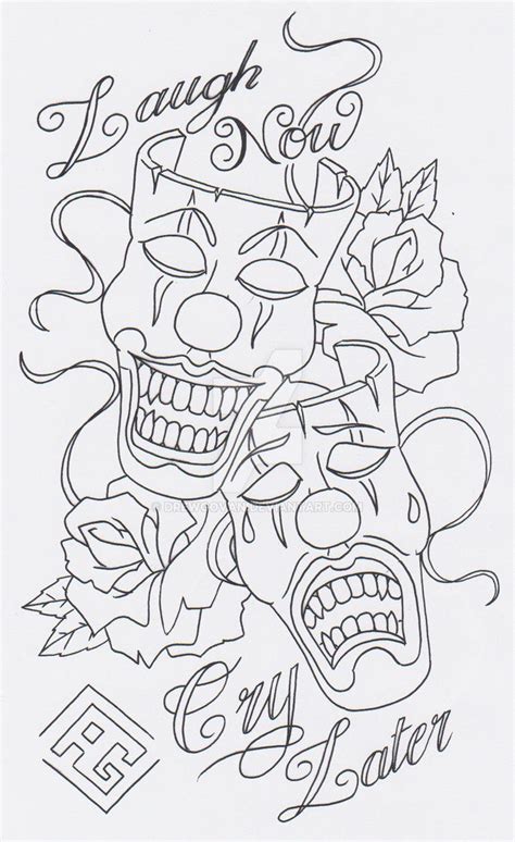Traditional Laugh Now Cry Later Tattoo Qerycycle