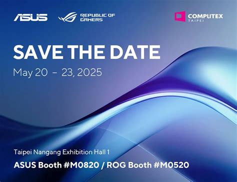 Asus And Rog To Unveil Ai Innovations And Immersive Gaming Experiences At Computex Tech