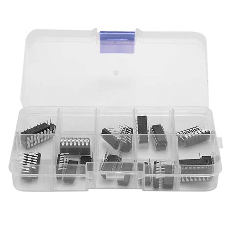 40Pcs 74HCxx 74LSxx Series Logic IC Assortment Kit Digital Integrated Chip 20Pcs 74HCxx 20Pcs