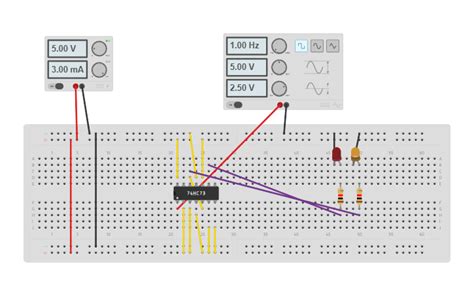 circuit design 2 bit asynchronous up counter tinkercad