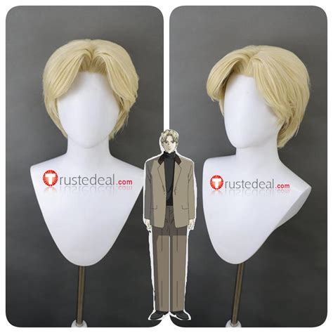 Commission Monster Johan Liebert Blonde Styled Cosplay Wig