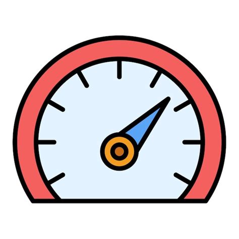 속도계 아이콘 프리미엄 벡터