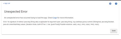 push button per mode getting error on 2 11 📐 rule machine® hubitat