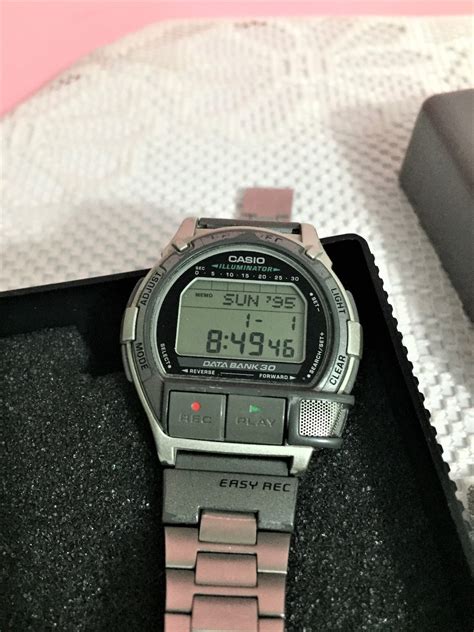 Vintage Casio Db V300 Easy Rec Databank 30 Second Voice Recorder