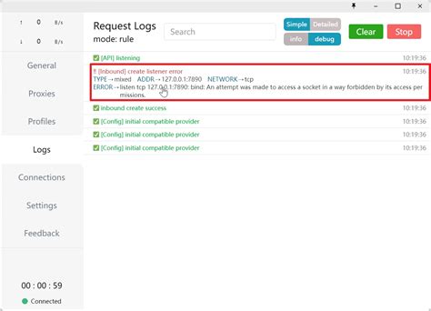 clash for windows出现create listener error 哔哩哔哩