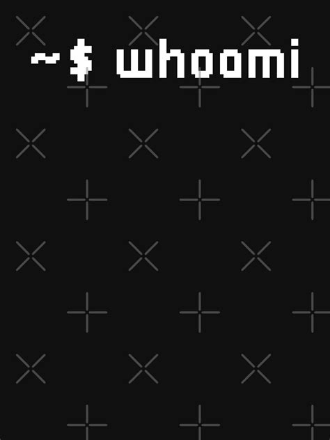 Whoami Terminal Command T Shirt For Sale By Typo N Quotes Redbubble