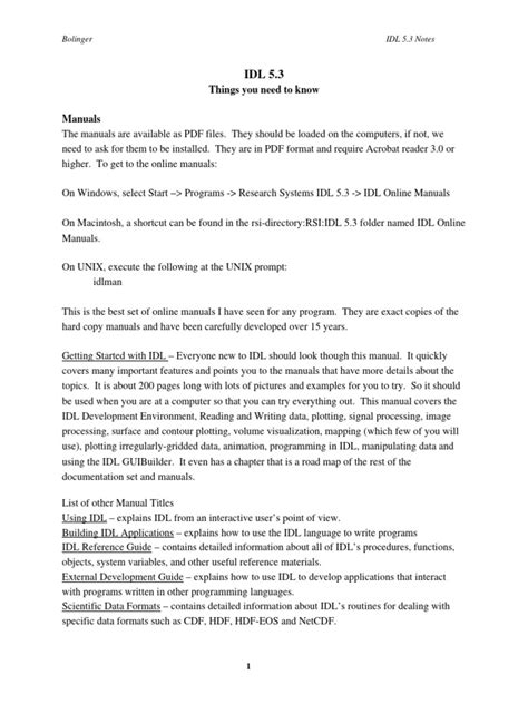 idl lecture1 pdf software engineering computer science