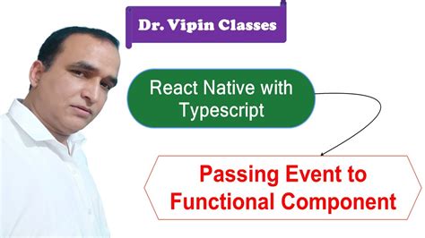 Passing Event To Functional Component In React Native Typescript 10 Dr Vipin Classes Youtube