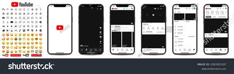 Youtube Mobile Screen Over 884 Royalty Free Licensable Stock Illustrations And Drawings