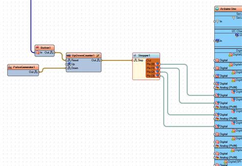 Move A Stepper Motor To An Exact Position Visuino Visual Development For Arduino