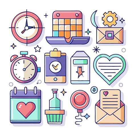 Time Management Scheduling And Love Letter Tips Premium Ai Generated Vector