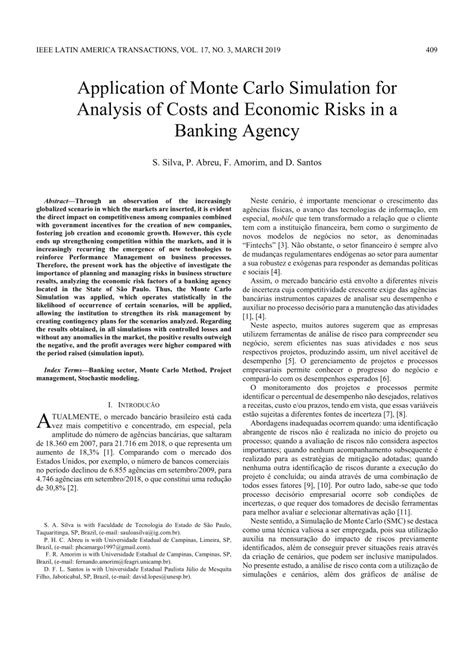 Pdf Application Of Monte Carlo Simulation For Analysis Of Costs And
