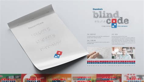 Dominos Blind Code A Logo Turned Into A Purpose Markedium