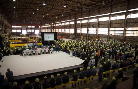 First Cutting Of Steel For The Resolve Class Aor Federal Fleet Services