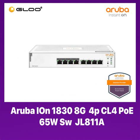 Aruba Instant On 1830 8g 4p Cl4 Poe 65w Switch Jl811a Lazada