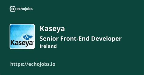 Hiring Senior Front End Developer Ireland Typescript Angular Javascript Angularjs Html Css