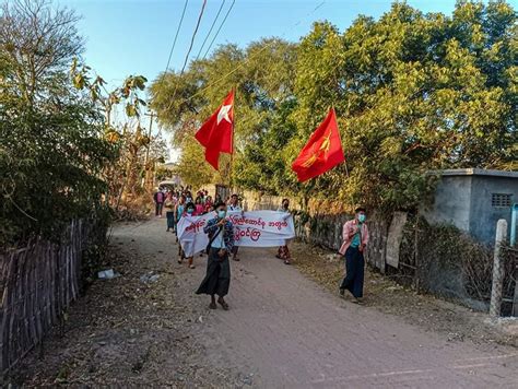လက်ပံတောင်းတောင်ဒေသ လူထု သပိတ် စစ်ကြောင်း ဖက်ဆစ် စစ်တပ် တော်လှန်ရေး ခ