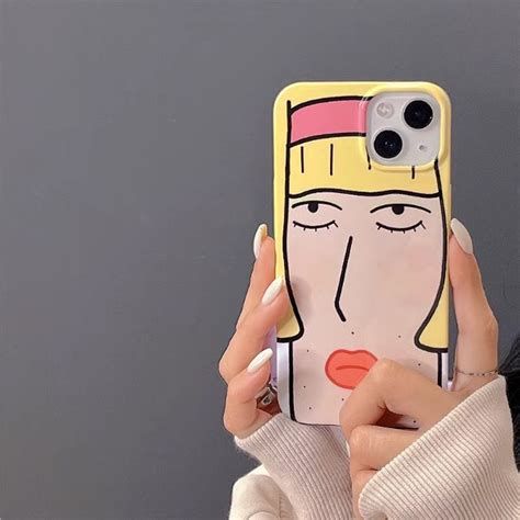 주문폭주🔥 남자 여장 코믹 풀커버 아이폰 11 12 13 14 프로 맥스 투명 커플 우정 케이스아이폰하드 에이블리