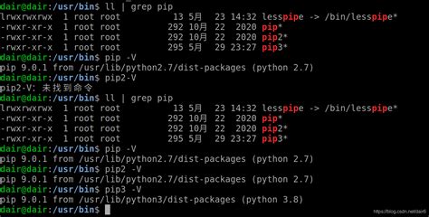 Ubuntu安装了python2python36python38修改默认版本的pip设置python 38为默认版本 更新pip