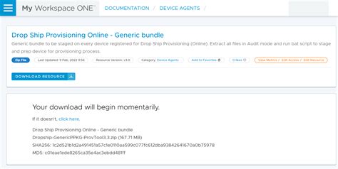 Drop Ship Provisioning Online Workspace One Operational Tutorial Omnissa