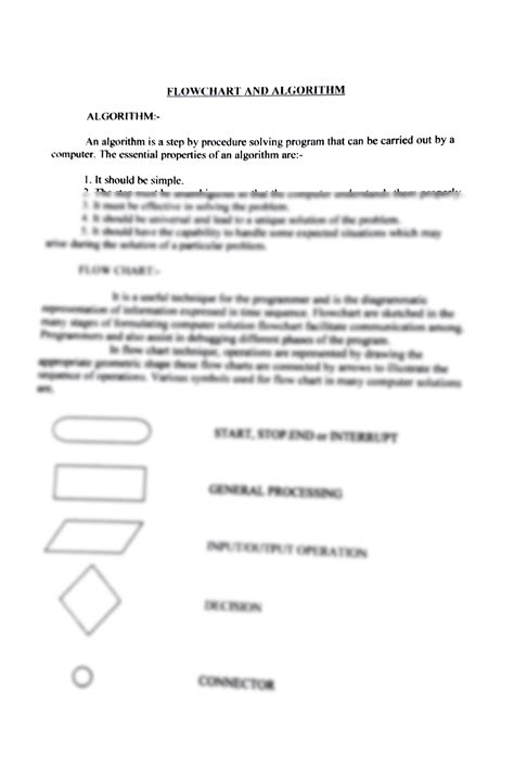 SOLUTION Flowchart And Algorithm Studypool