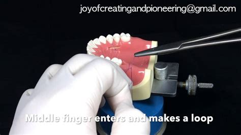 Back To The Suture Security Loop Suture Youtube