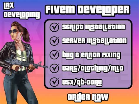 Be Your Fivem Developer By Lurioxarts Fiverr