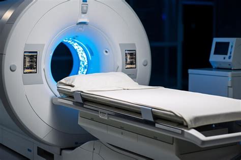 Premium Photo Mri Machine In A Hospital Room Generative Ai