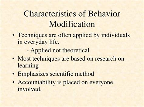 Ppt Principles Of Behavior Modification Psy 333 Powerpoint