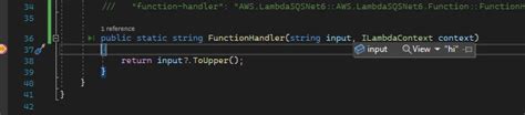 Debugging AWS Lambda Functions NET Visual Studio AWS Toolkit