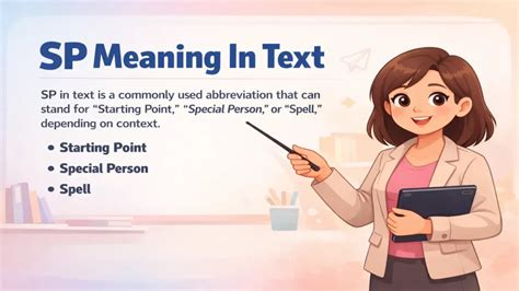 Sp Meaning In Text Explained Clearly For Everyone